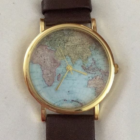 Amazon | Accessories | World Map Watch | Poshmark